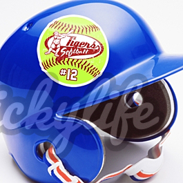 Baseball Decal - Custom Baseball Shaped Window Sticker