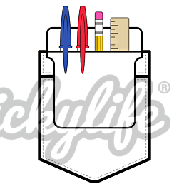 Custom Pocket Protector Decals - No Minimum | Stickylife.com