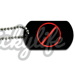 No Sign Dog Tag - Design and Buy