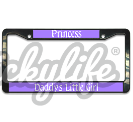 Princess - License Plate Frame - Customizable Design