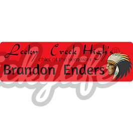 High School Car Magnet - Custom Bumper Sticker Shaped Magnets