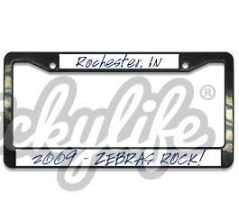 Plastic Plate Frame - Rochester - Customizable Design