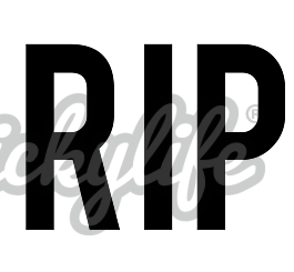 RIP Monogram - Custom Decal Shapes and Sizes | StickyLife.com Brand
