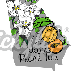 Georgia State Decal - Customizable Design
