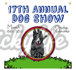 Vinyl Banner - Dog Show - Customizable Design