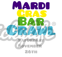 Bar Crawl Static Cling - Custom Square Window Clings