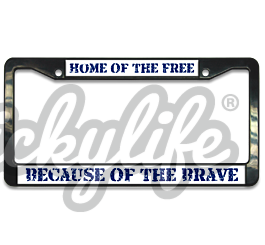 License Plate Frame - Memorial Day - Customizable Design
