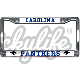 Plate Frame - Carolina Panthers Customizable Design
