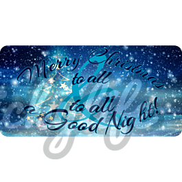 Merry Christmas to All Custom Rectangle Aluminum Sign