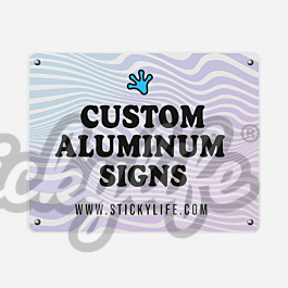 Aluminum Signs Custom Printed - Design Buy, No Minimums