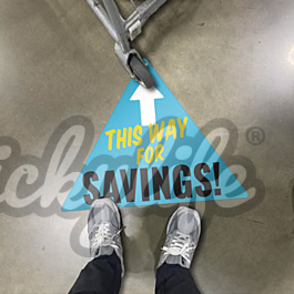 Triangle Floor Stickers - slip resistant floor graphics
